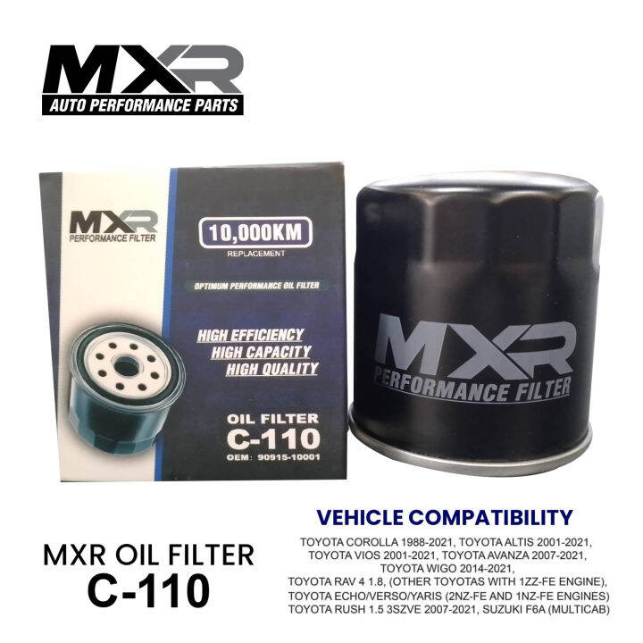 MXR OIL FILTER C-110 | THE BEST OIL FILTER | TOYOTA | SUZUKI | Lazada PH