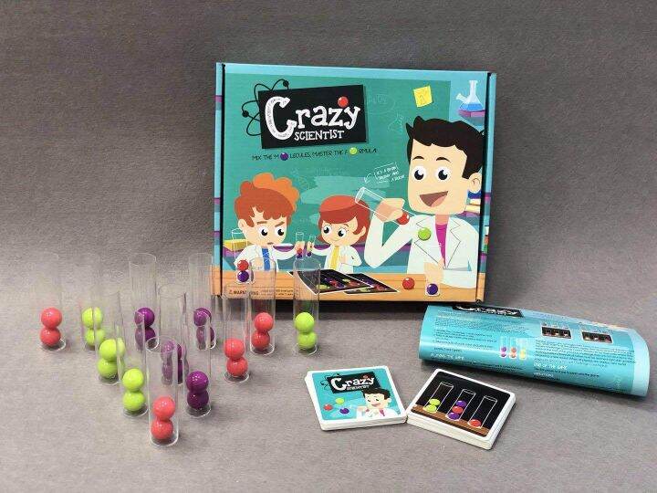 Crazy Scientist Tube Challenge Brain Teaser Board Game | Lazada PH