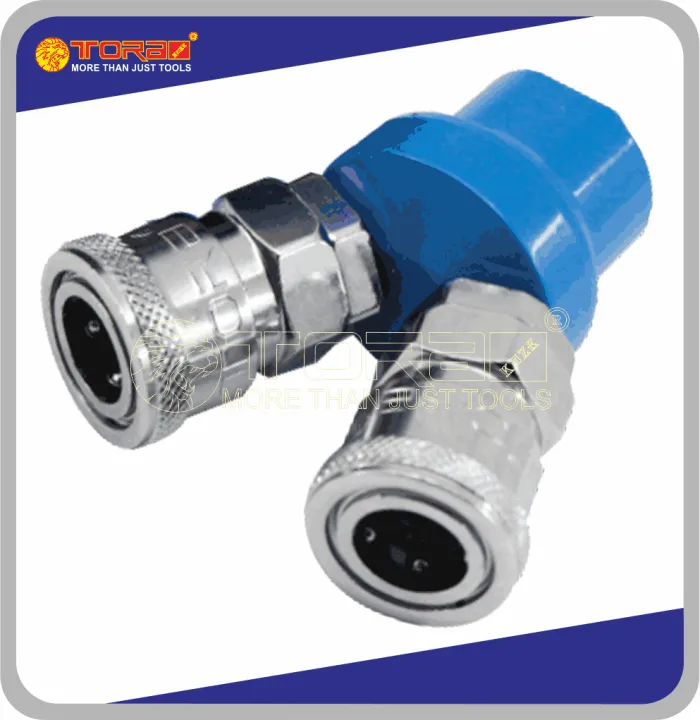 TORA Kopler 2 Cabang - Coupler Nepel - Kopler Kompresor Cabang Female ...