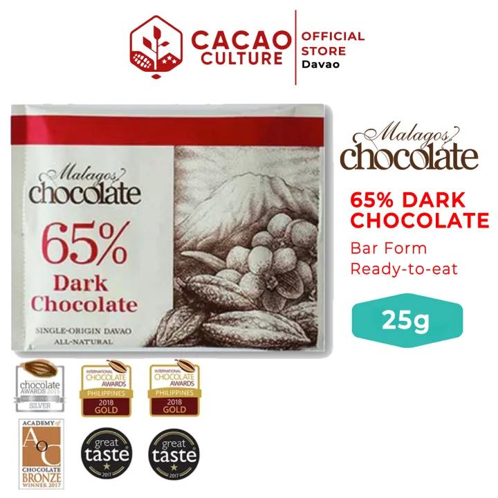 Malagos Chocolate - 65% Dark Chocolate Bar 25g | Lazada PH