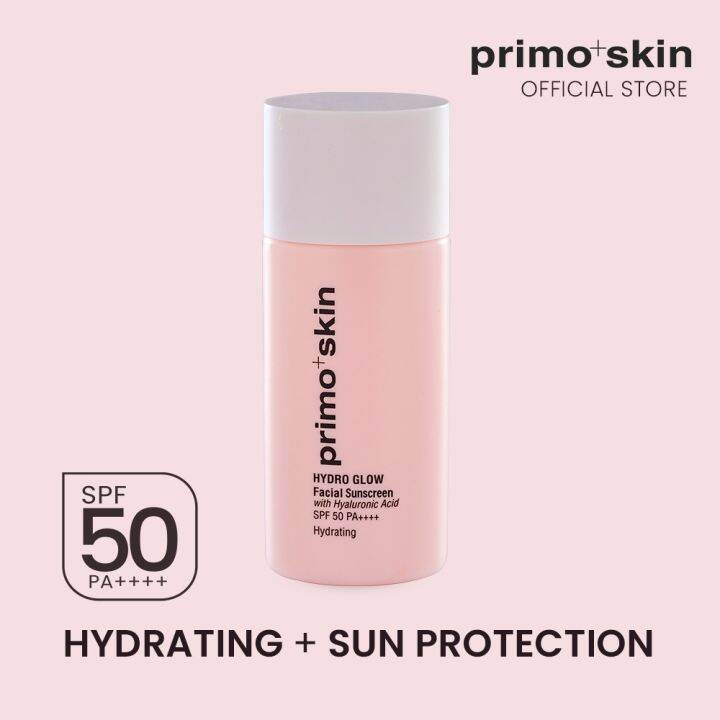 ♞Primo Skin Hydro Glow Facial Sunscreen (SPF 50 PA ) w/ Hyaluronic Acid ...