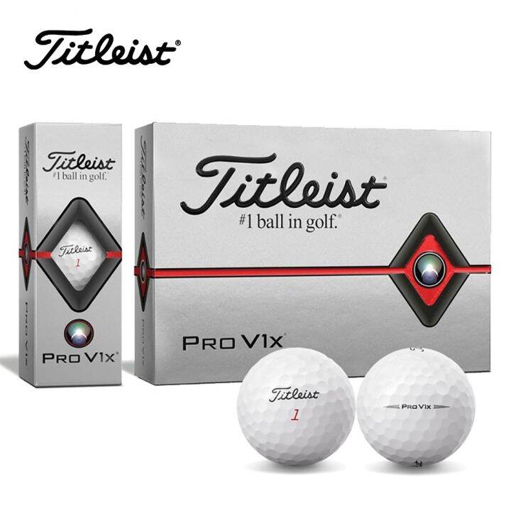 Golf Pro V1X Titeres three-layer four-layer golf ball 【12 capsules 1 ...