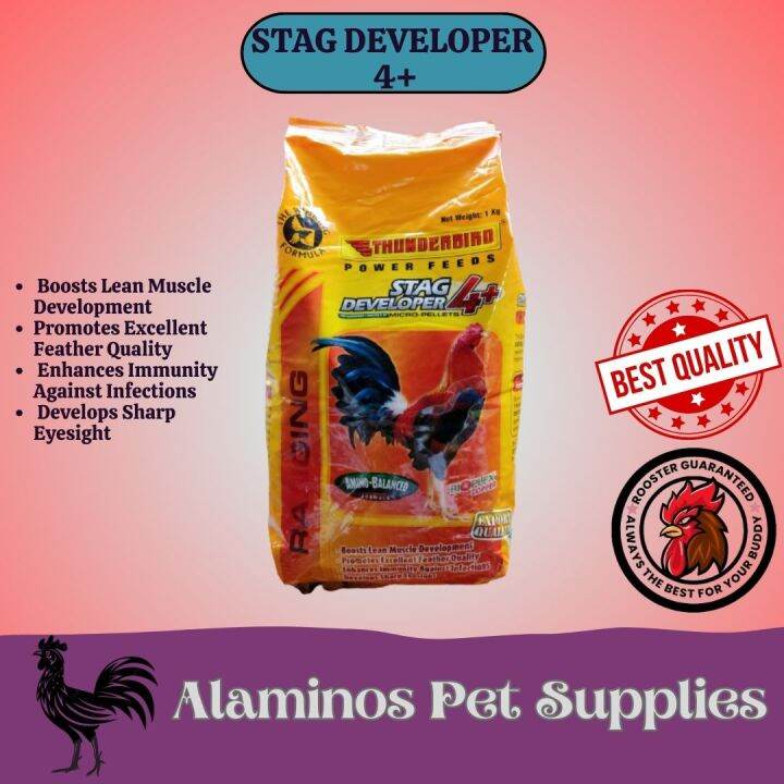[APS] 1KG STAG DEVELOPER 4+/THUNDERBIRD/CRUMBLE/PATUKA SA MANOK/FEEDS ...