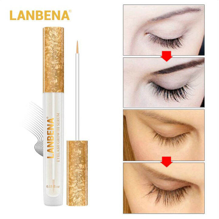 Lanbena Lip Care Dan Eyelash Growth Serum Pelembab Bibir Dan Penumbuh