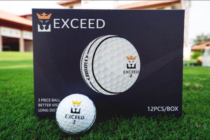 [11GOLF] ลูกกอล์ฟ GOLF BALL EXCEED HYPER SOFT 3 layers รหัส QP-EX001 จัดส่งฟรี | Lazada.co.th