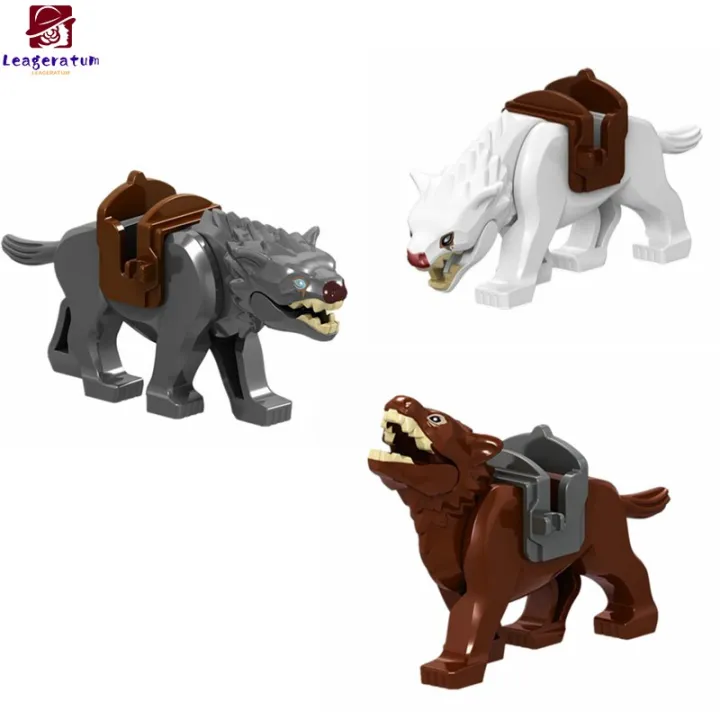 Movie Series Lord of The Rings Hobbit Ring Animal Mount White Brown ...