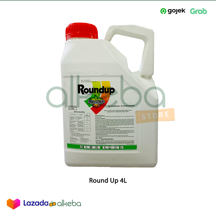 Round Up 4lt Herbisida Roundup pembasmi gulma rumput liar 4000ml ...