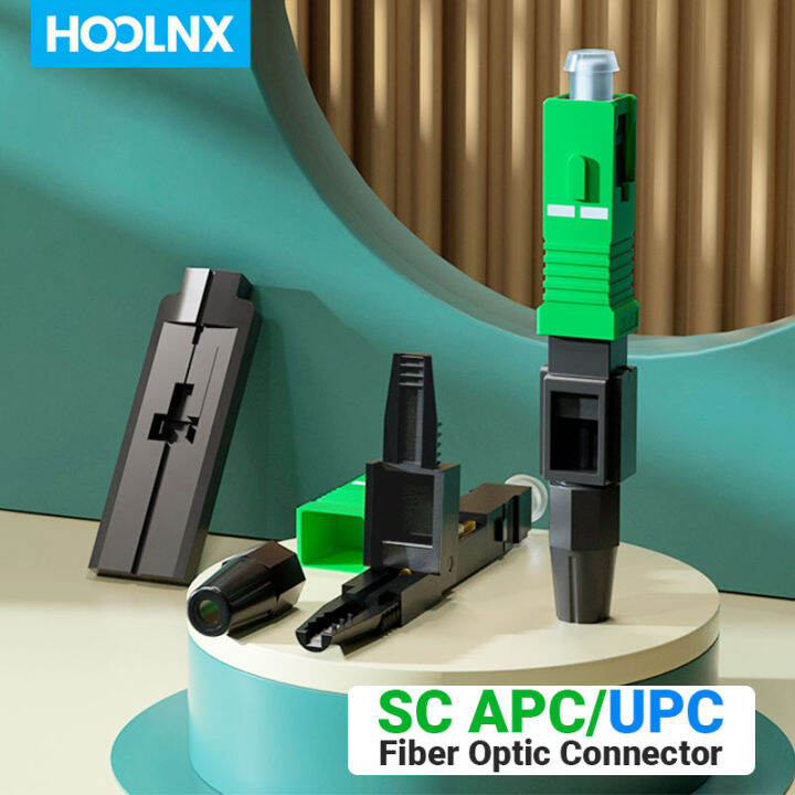 HOOLNX SC UPC/APC Fiber Optic Fast Connector , FTTH Single Mode Fast Field Assembly Reusable ...