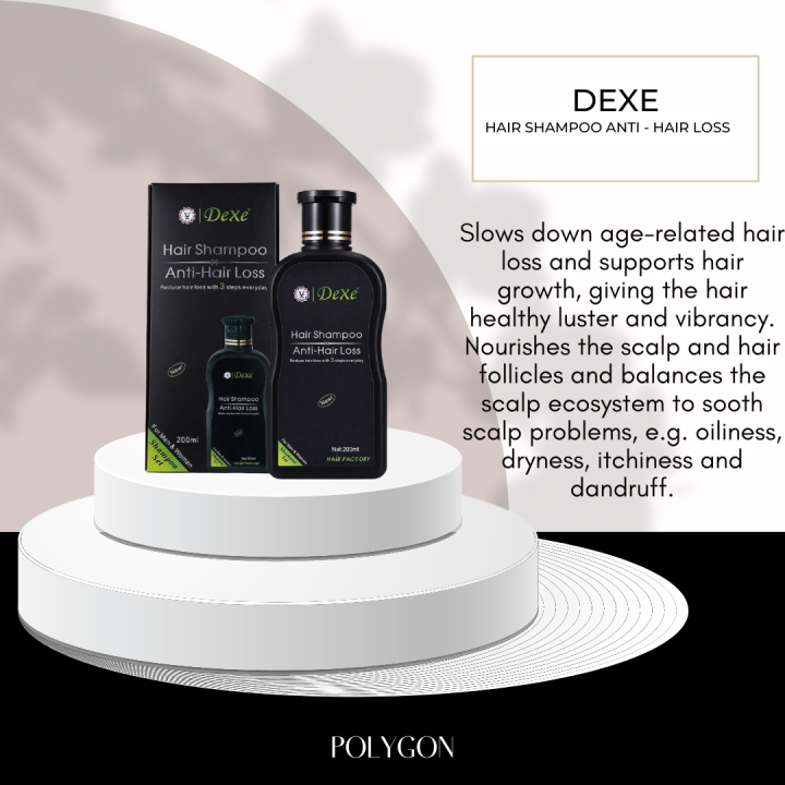 Original Dexe Hair Grower Anti Hair Loss Shampoo Organic Hair Care ...