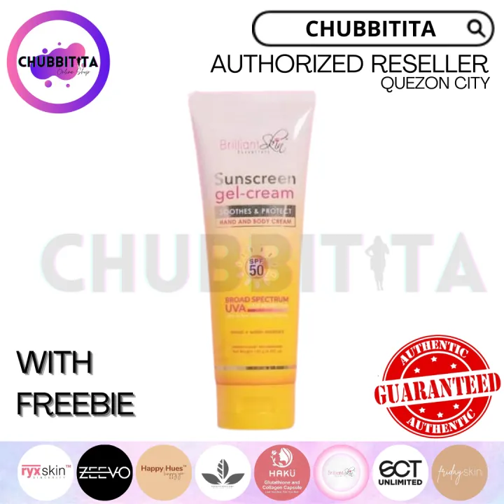 BRILLIANT SKIN ESSENTIALS Sunscreen Gel-Cream Hand & Body Cream with ...
