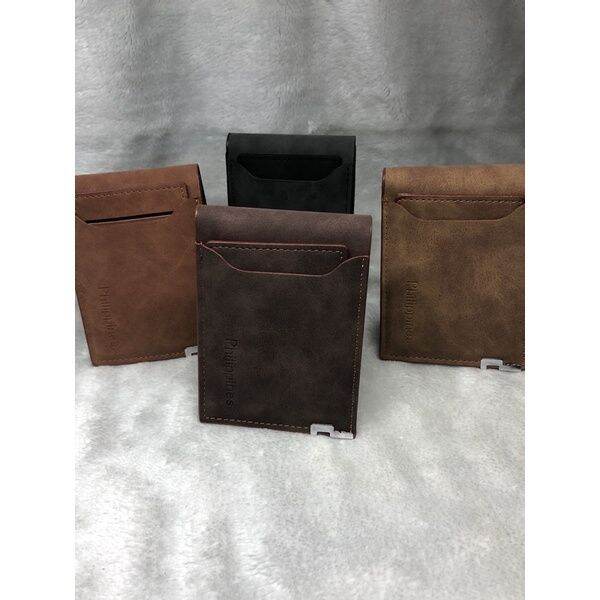 ☁PHILIPPINES Men's Wallet Synthetic Leather♕ | Lazada PH