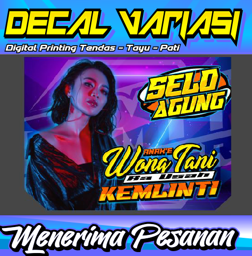 [TERKEREN] STIKER DECAL OMBENG BELAKANG TRUK STIKER BAK BELAKANG TRUK GAMBAR CEWEK CANTIK ...