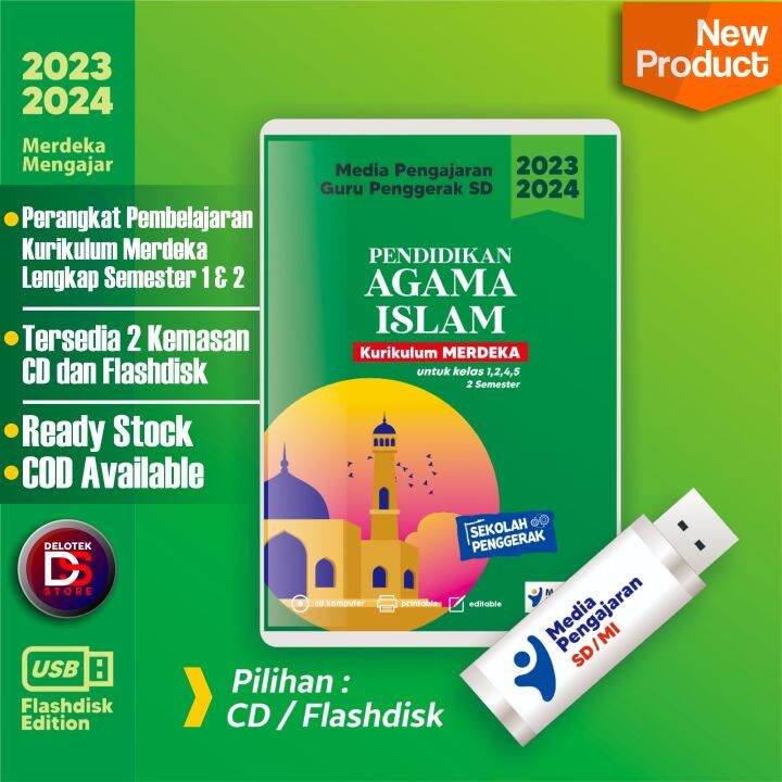 CD & FLASHDISK PERANGKAT PEMBELAJARAN RPP MODUL AJAR KURIKULUM MERDEKA MAPEL PAI KELAS 1245 ...