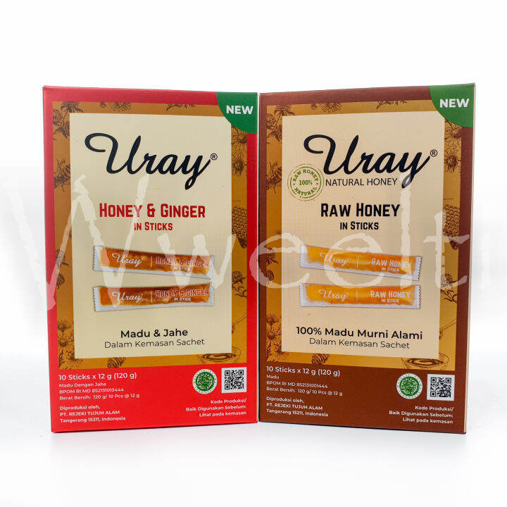 Madu Uray Honey & Ginger Stick 120gr - Madu Asli Murni - Madu Hutan ...