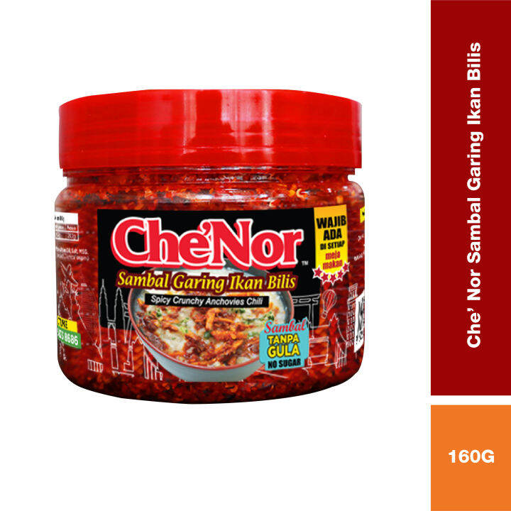 Che' Nor Sambal Ikan Bilis 160G (Ready To Eat) | Lazada