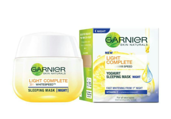 Garnier Light Complete White Speed Yoghurt Sleeping Mask (50ml) | Lazada