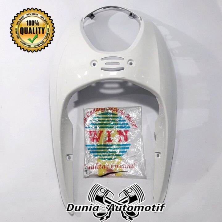 Panel Atau Tameng Depan Scoopy Lama Karbu Warna Putih | Lazada Indonesia