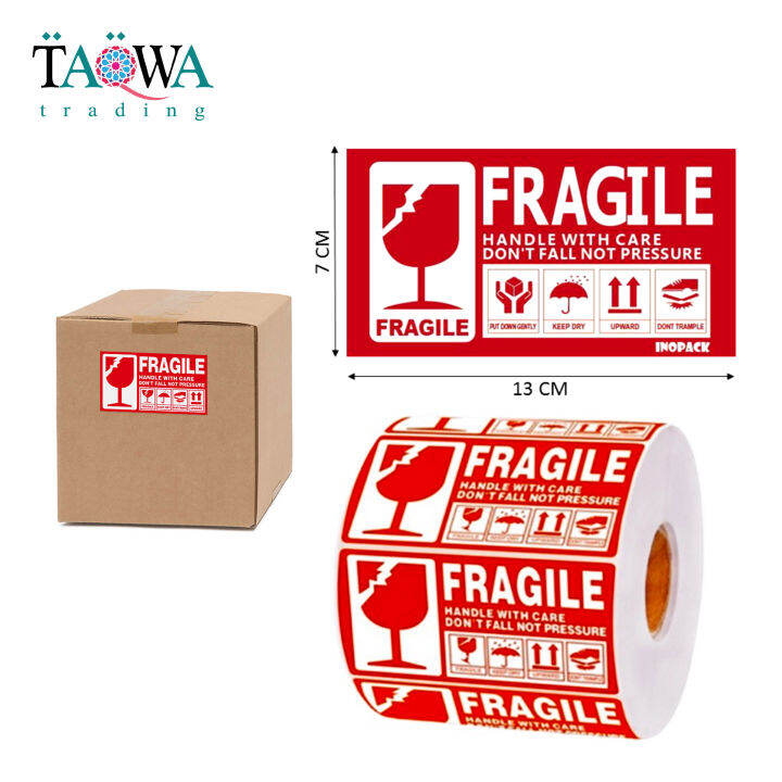 1000pcs Fragile Sticker Rolls Fragile Label Warning Label Ready Stock ... 1000pcs Fragile Sticker Rolls Fragile Label Warning Label Ready Stock ...