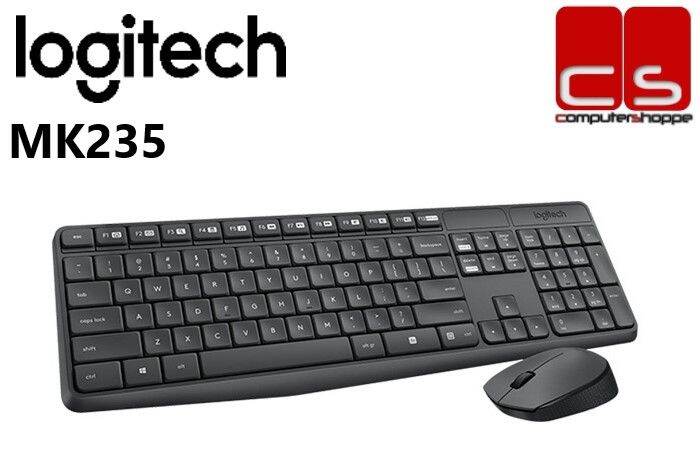 Logitech Mk235 Wireless Keyboard And Mouse Combo Lazada