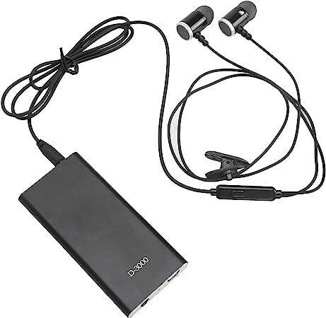 D-3000 Portable Black Digital Sound Hearing Amplifier Voice Enhancer ...