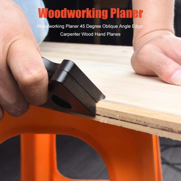 Woodworking Planer 45 Degree Oblique Angle Edge Carpenter Wood Hand ...