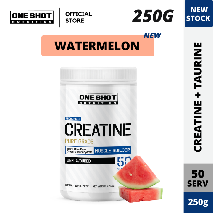 Micronized Creatine Monohydrate Powder (250g) 50 servings - One Shot ...