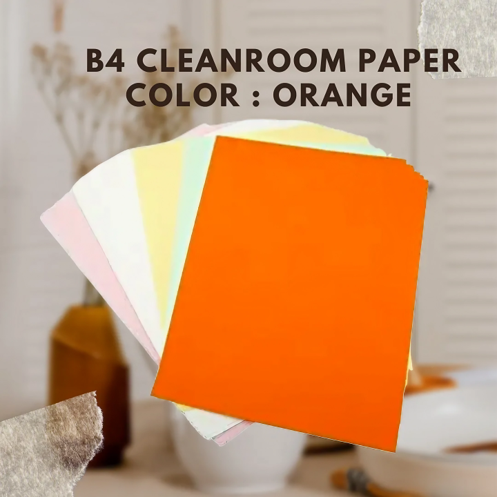 B4 CLEANROOM PAPER COLOR : ORANGE PACKAGING PER REAMS | Lazada PH