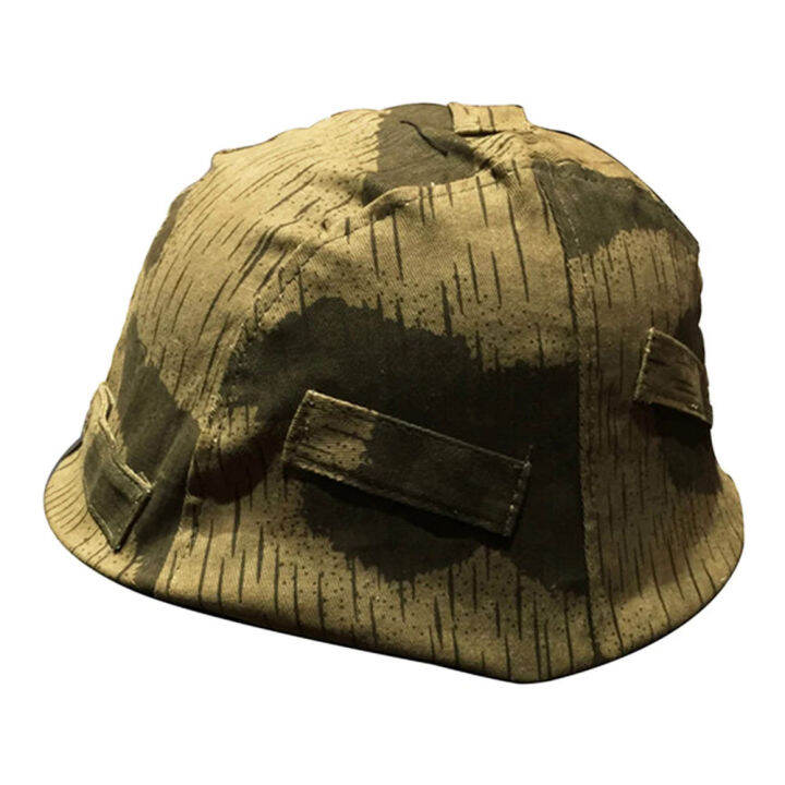 WWII WW2 GERMAN M35 M42 REVERSIBLE MARSH CAMOUFLAGE HELMET CAP COVER ...