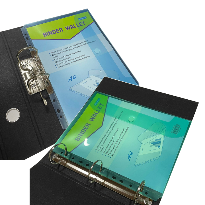 Binder Wallet A4 with Universal Hole for all kinds of Ring Binder and ...