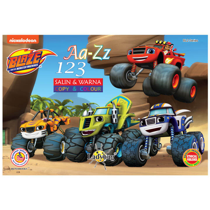 Blaze And The Monster Machines Copy & Colour BL2 SERIES | Lazada