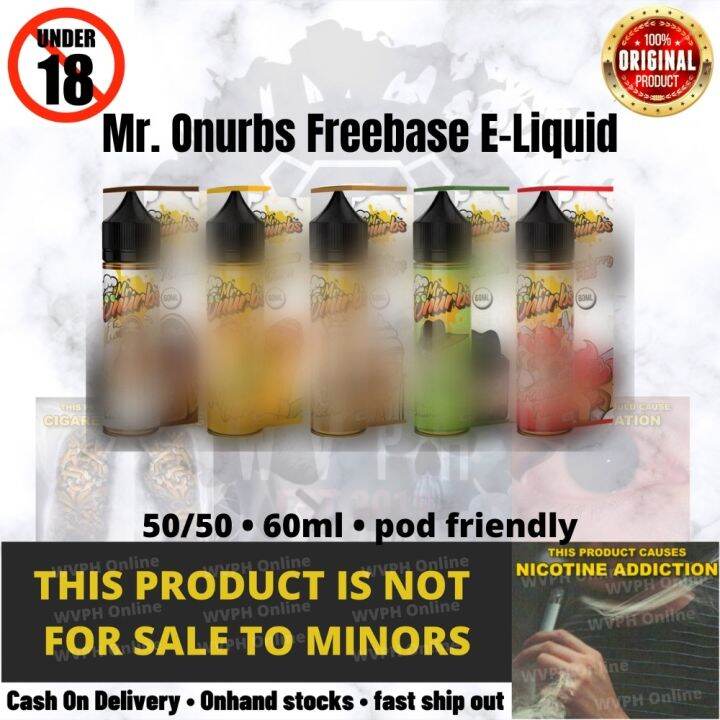 HOT MR ONURBS Freebase Ejuice POD FRIENDLY | Lazada PH
