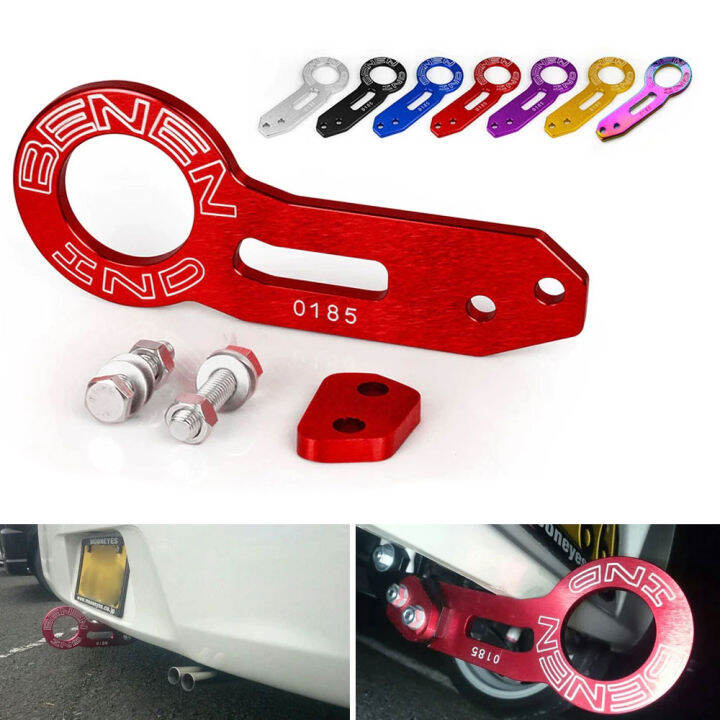 Motorcycle New Benen Rear Tow Hook Double Letter Anodized Universal