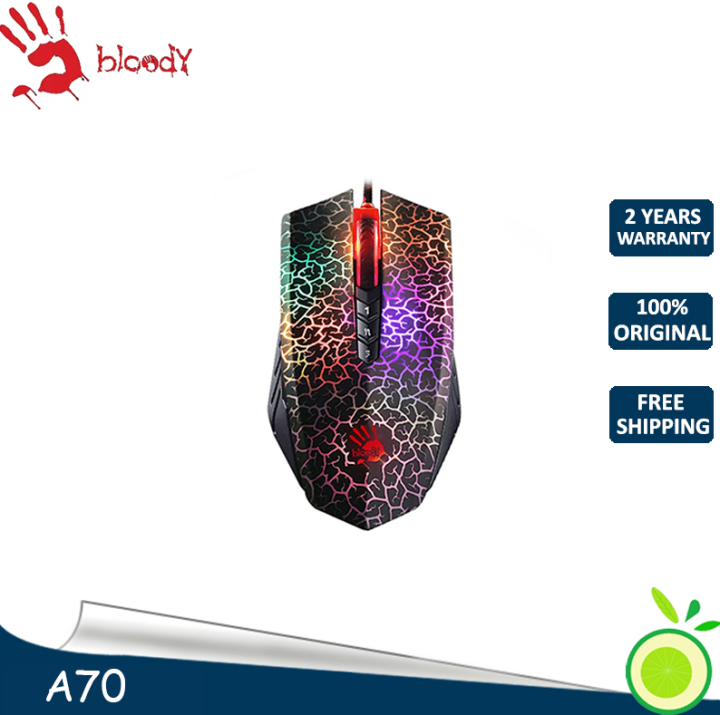 A4Tech Bloody A70 USB Wired Gaming Mouse Minecraft DC Speed Point ...