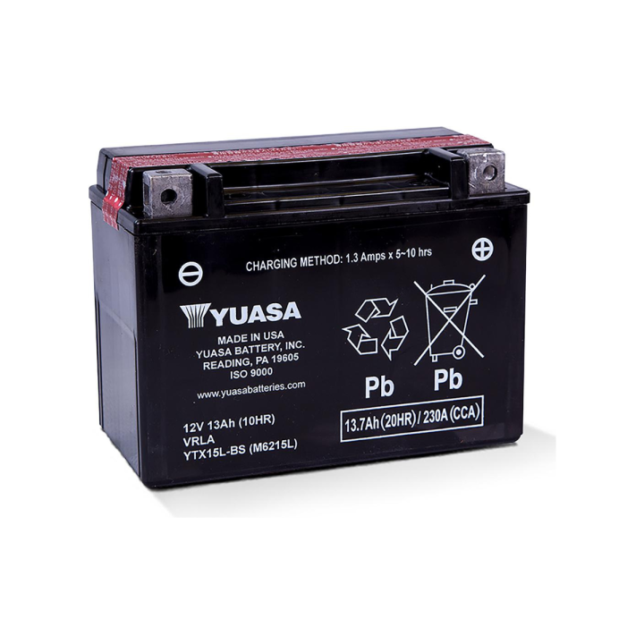 YUASA MOTORCYCLE BATTERY MADE IN USA - YTX15L-BS | Lazada PH