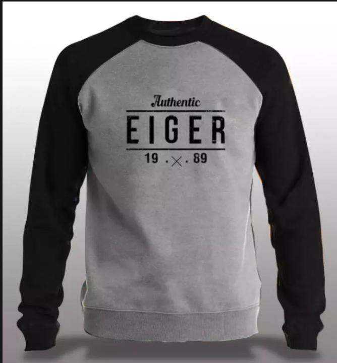 sweater eiger autentic kombinasi all size | Lazada Indonesia