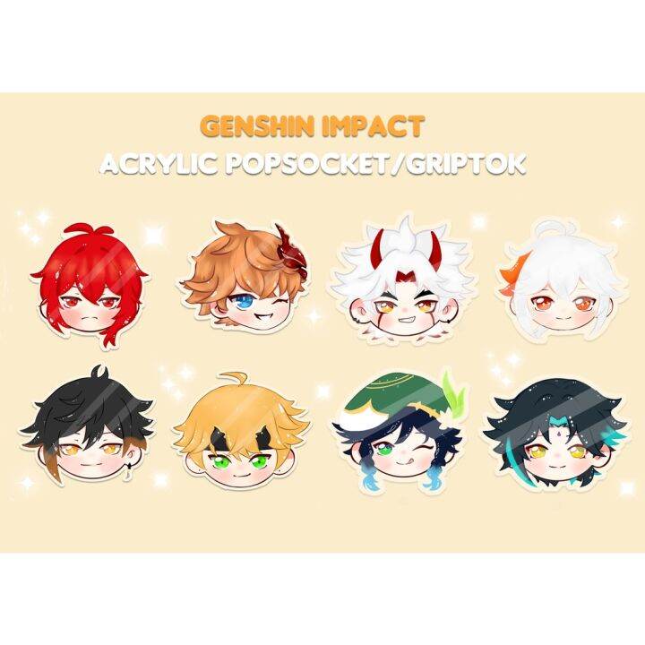 OP- Genshin Impact Acrylic Popsocket/Griptok | Lazada PH