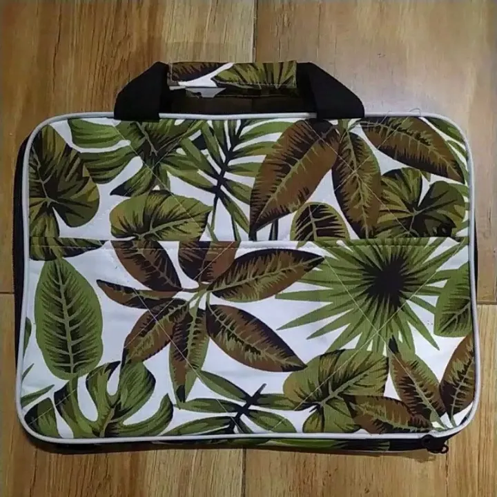 JUAL TAS LAPTOP 14 INCH KAIN KANVAS MOTIF/ Tas Laptop Terbaru 14 inch ...