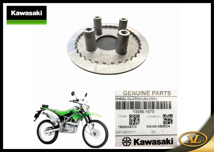 KAWASAKI WHEEL CLUTCH -KAWASAKI KLX150 (13086-1070) | Lazada