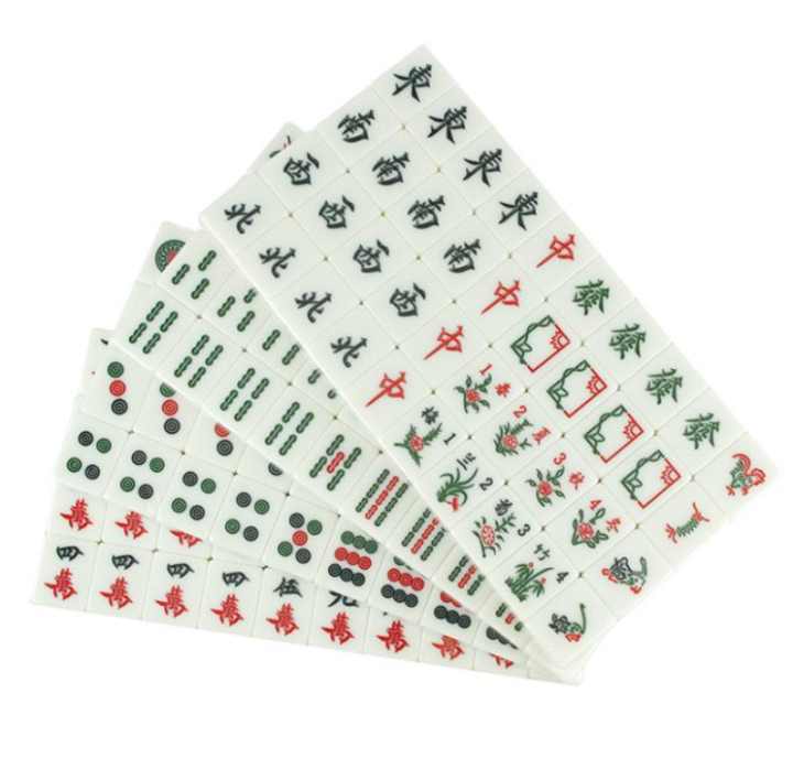 (INSTOCK NOW SG) Mahjong Tiles Set (Jade White SG Edition) 36MM 168 ...