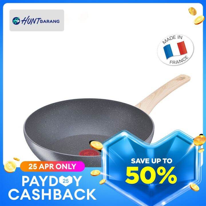 Tefal Natural Force Wokpan 28cm Without Lid (G2661902) | Lazada