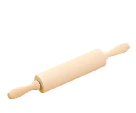 COD PD Rolling Pin High Standard Classic Wood Natural Solid Baking ...