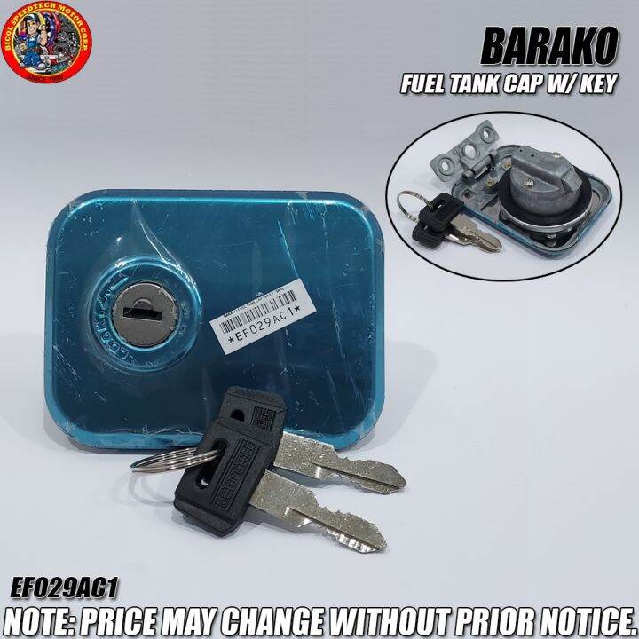 BARAKO FUEL TANK CAP W/ KEY (EF029AC1) | Lazada PH