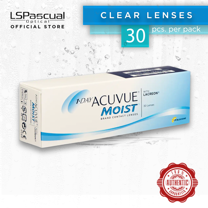 1 Day Acuvue Moist Daily Disposable Contact Lenses | Lazada PH
