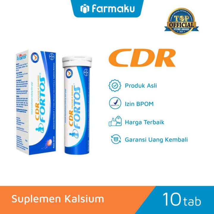 CDR Fortos Tab Effervescent 10S | Lazada Indonesia