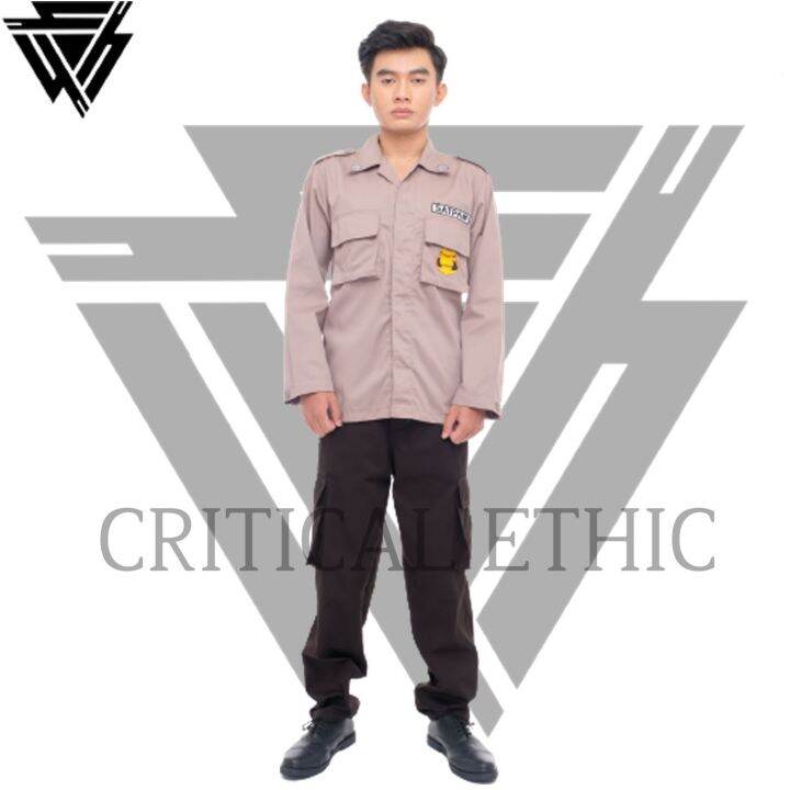 Seragam PDH Security | Seragam PDH Satpam Terbaru | Lazada Indonesia