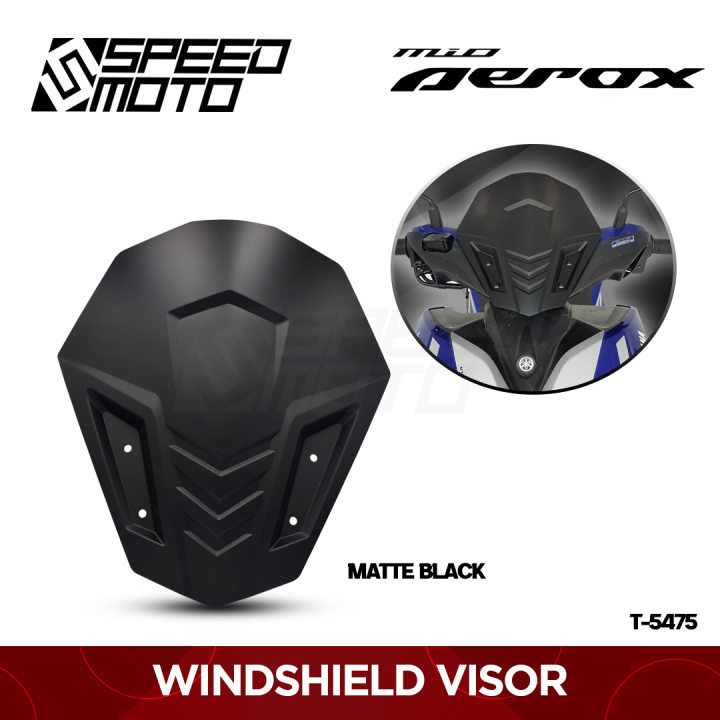 AEROX V1 V2 / UNIVERSAL WINDSHIELD VISOR NEW VERSION T-5475 SPEEDMOTO ...
