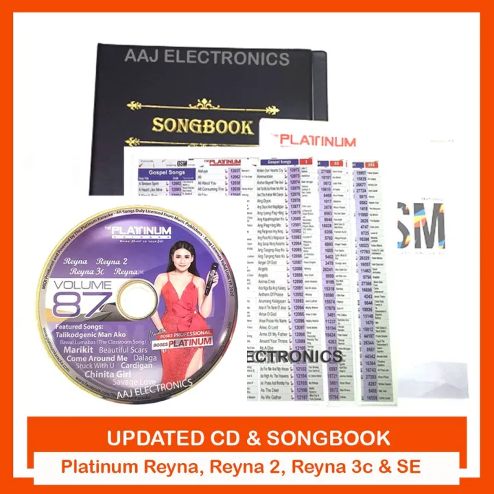 Updated CD & Songbook - Platinum Reyna,Reyna2,Reyna 3C, Reyna SE | Lazada PH