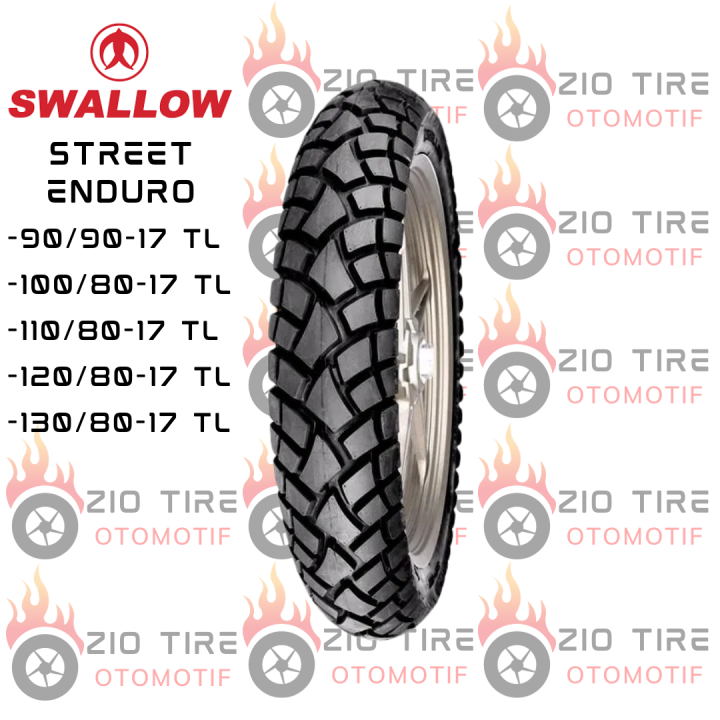 BAN LUAR DUAL PURPOSE RING 17 TUBELESS SWALLOW STREET ENDURO SB-117 ...
