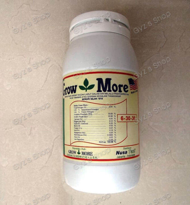Pupuk NPK GROWMORE 6-30-30 Bunga dan Buah | Lazada Indonesia