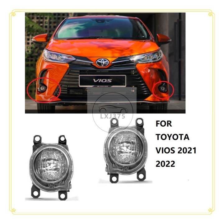 HUION-MALL Front Bumper Fog Lamp LED for Toyota Vios 2021-2022 | Lazada PH